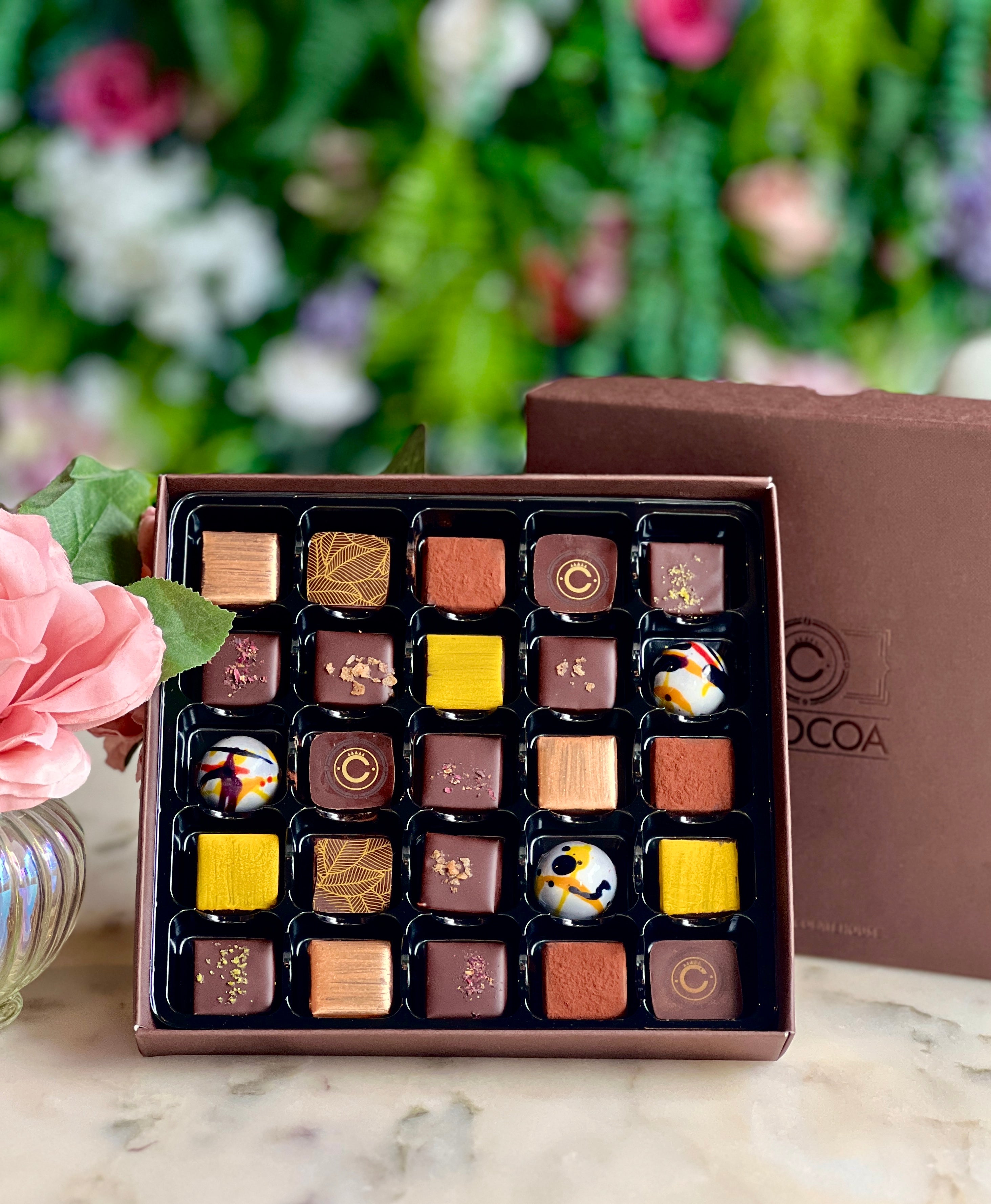Handcrafted Luxury Chocolates - Box of 25 – Chocoa Chocolate
